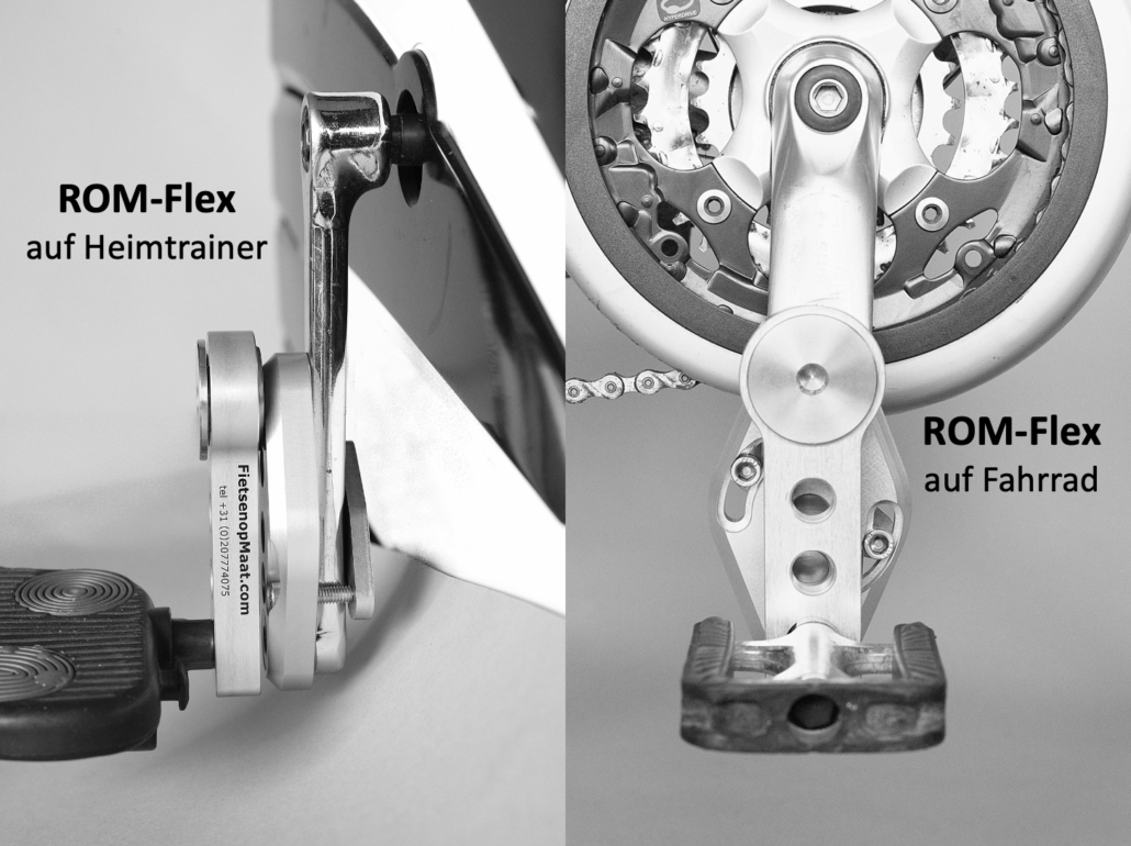 ROM-Flex für Ihren Heimtrainer und Ihr Fahrrad.